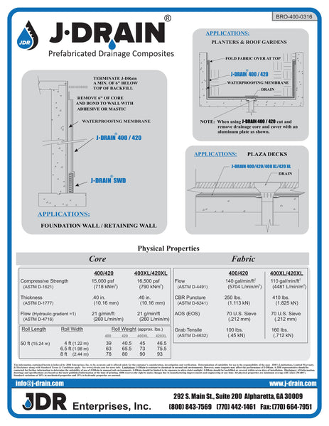 J-Drain 400 Series | BlueStone Supply